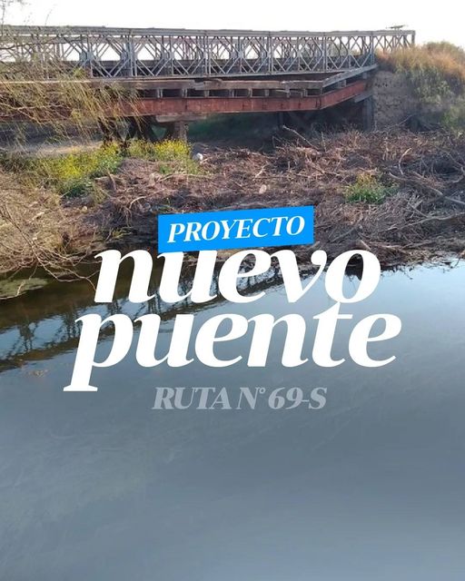Situación del puente Bailey ubicado en la Ruta N° 69-S - Juan Argañaraz